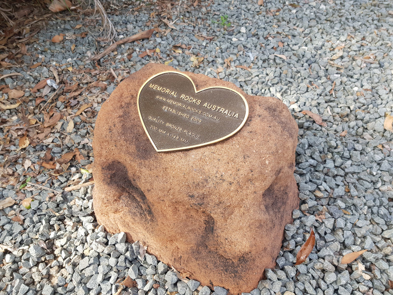 Memorial Rock Urn 1684 Large Brown – Memorial Rocks Australia