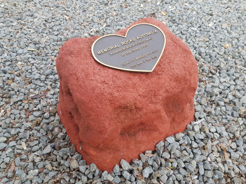 A garden rock cremation urn – Memorial Rocks Australia