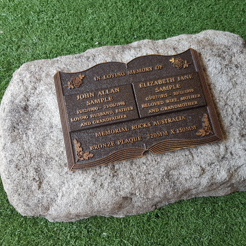 Memorial Rocks Australia. Outdoor funeral urn products.