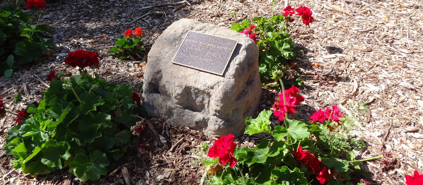 Memorial Rocks Australia. Outdoor funeral urn products.