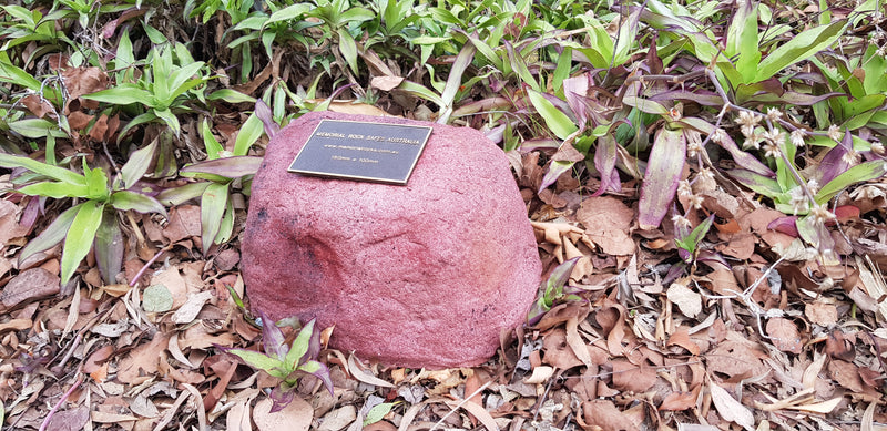 Garden memorials for cremated ashes – Memorial Rocks Australia