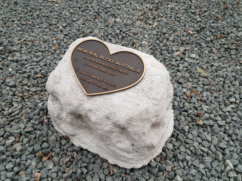 Beautiful artificial concrete rock. Cremation rock urn. – Memorial ...