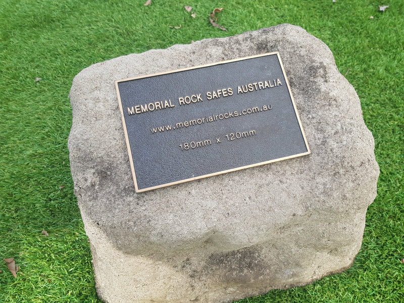 Memorial Rock Urn 1602 Large Single Natural Riversand – Memorial Rocks ...