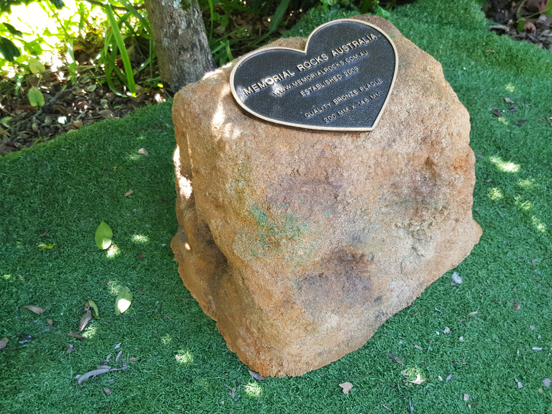 Garden urns, outdoor funeral product. – Memorial Rocks Australia
